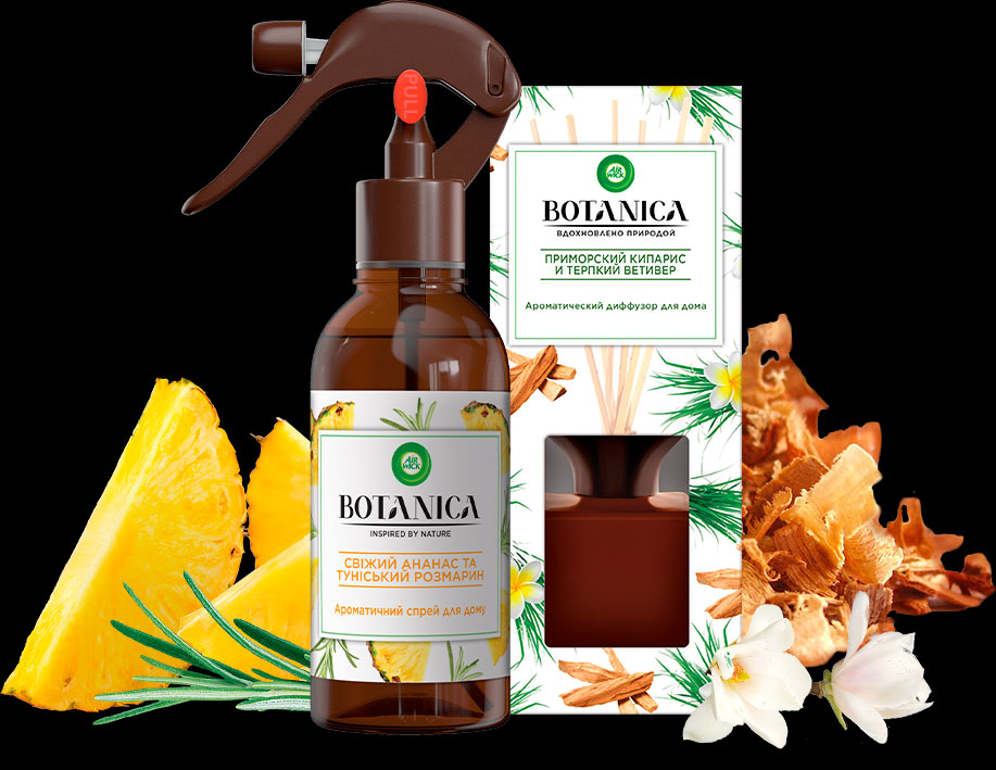 Купить Освежитель воздуха спрей с курком Air Wick Botanica, 237мл ...