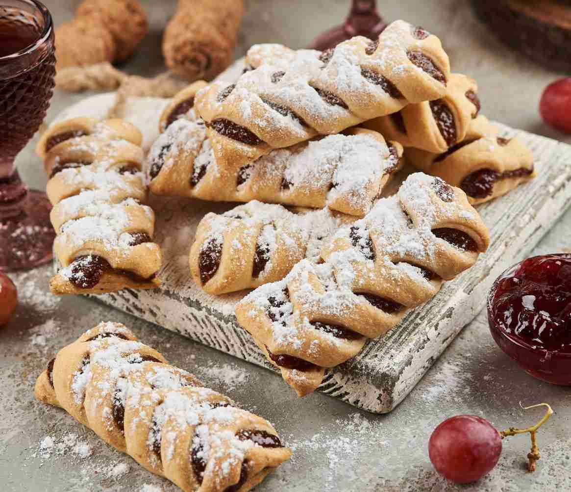 Купить Печенье песочное Бьянка с фруктовым повидлом, 1,8кг. Biscotti в ...